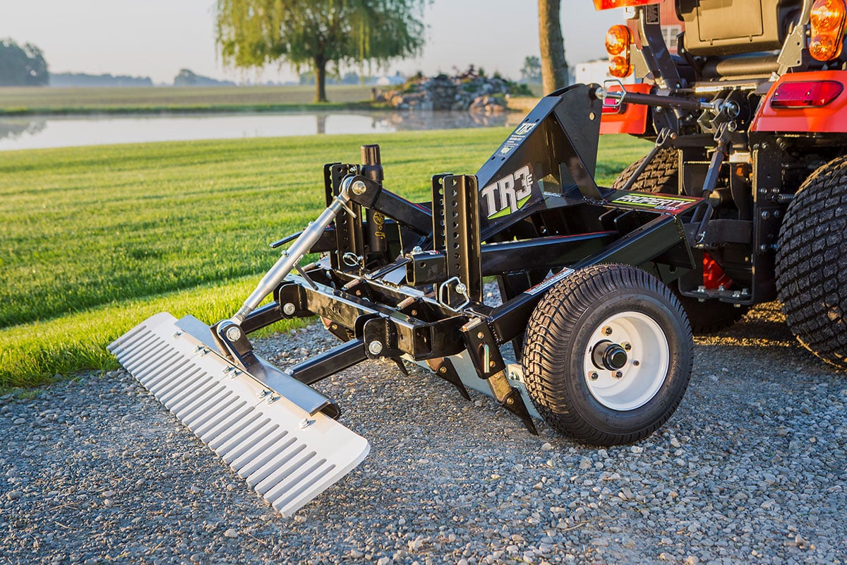 Tractor Driveway Grader & Landscape Rake - TR3e Property Edition