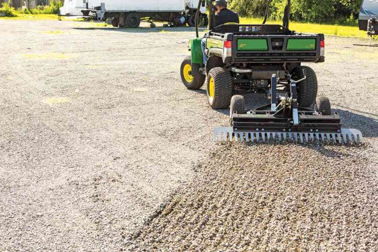 ATV & UTV Driveway Grader & Landscape Rake - Gravel Rascal® Pro