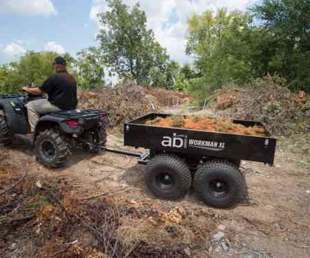 ATV Trailer: Four-Wheeler Utility Dump Trailer by ABI Attachments