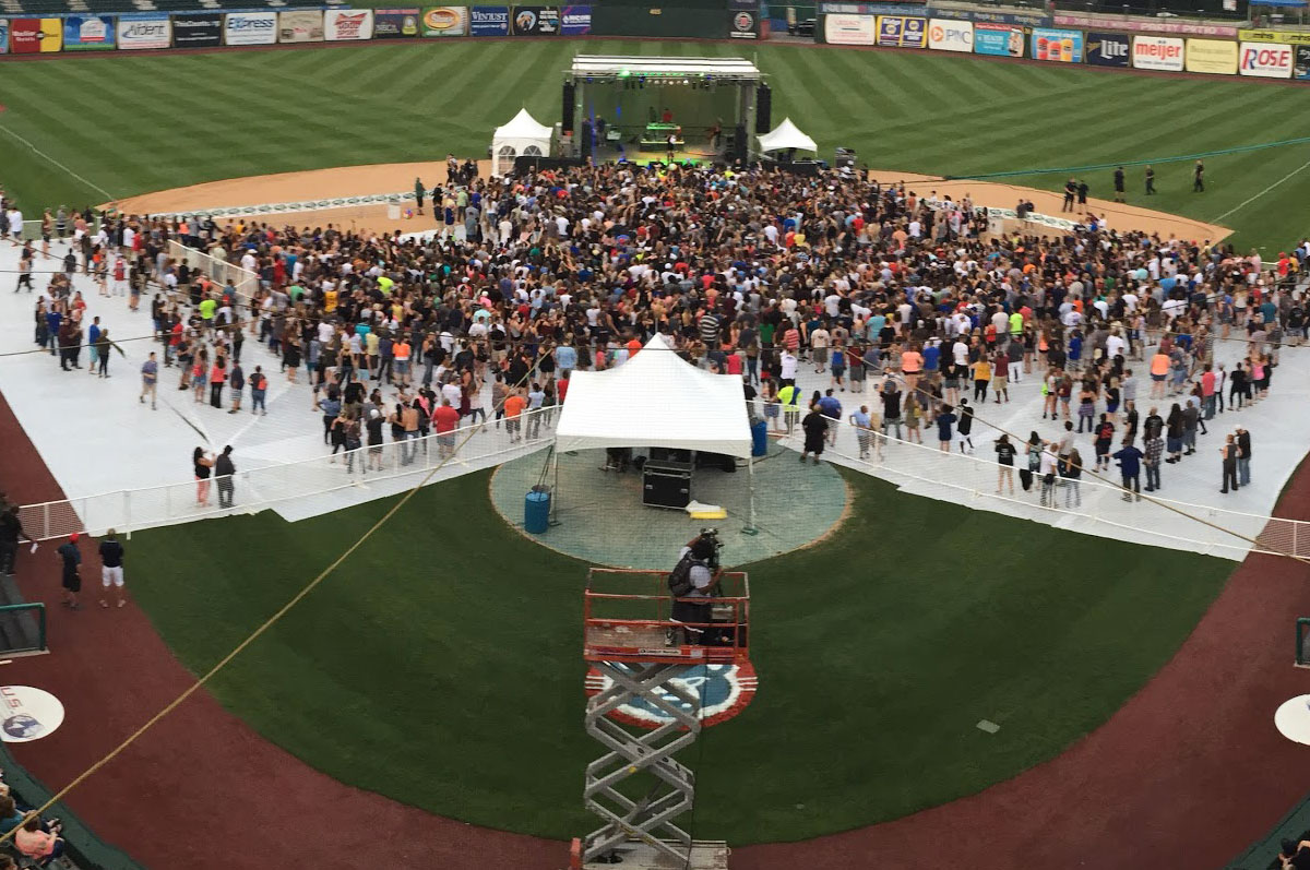 Concerts on Baseball Fields - ABI Attachments - Sports Turf