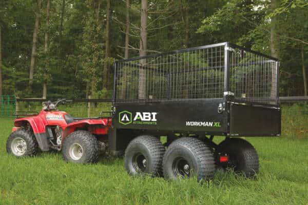 ATV Dump Trailer - Workman XL - ABI Attachments