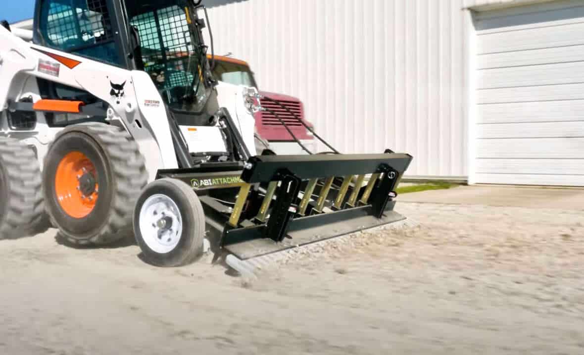 SR3 Grading Rake - Skid Steer Attachment - ABI Attachments