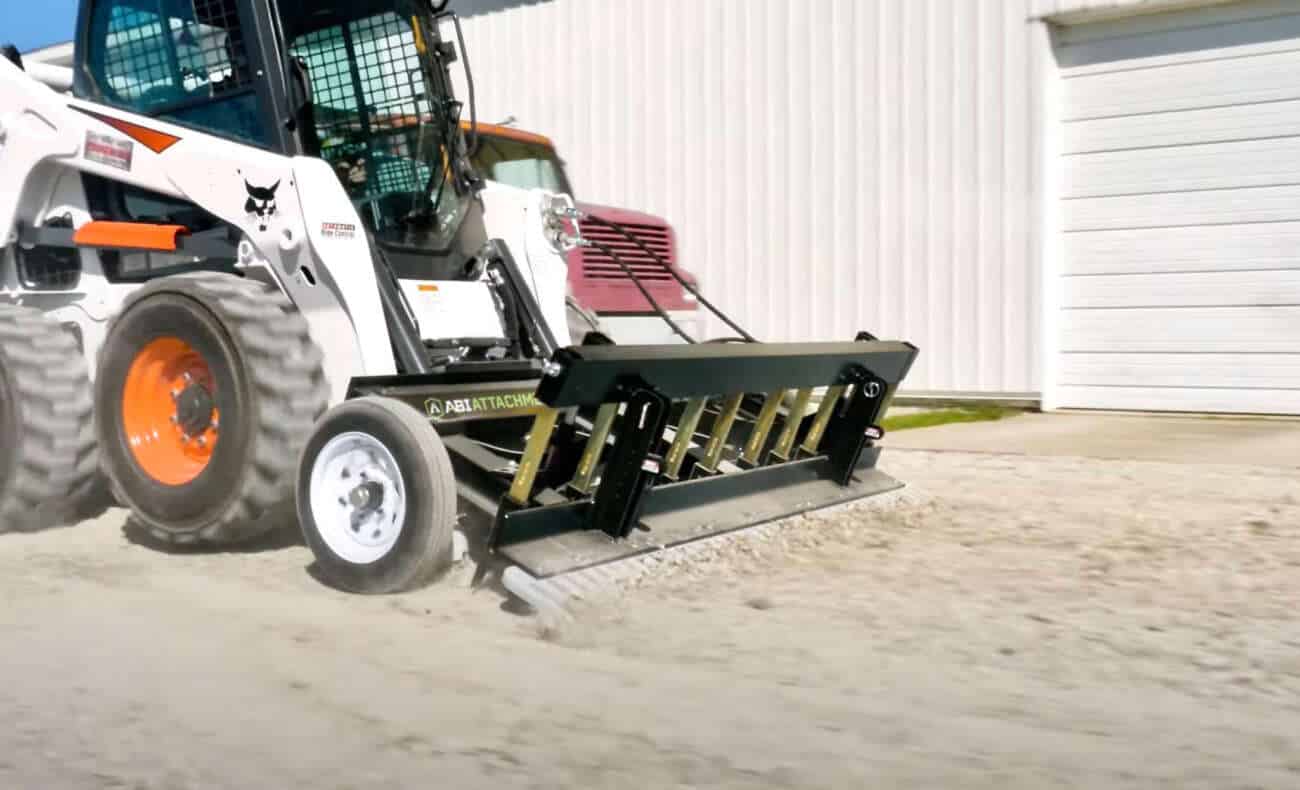 SR3 Grading Rake - Skid Steer Attachment - ABI Attachments